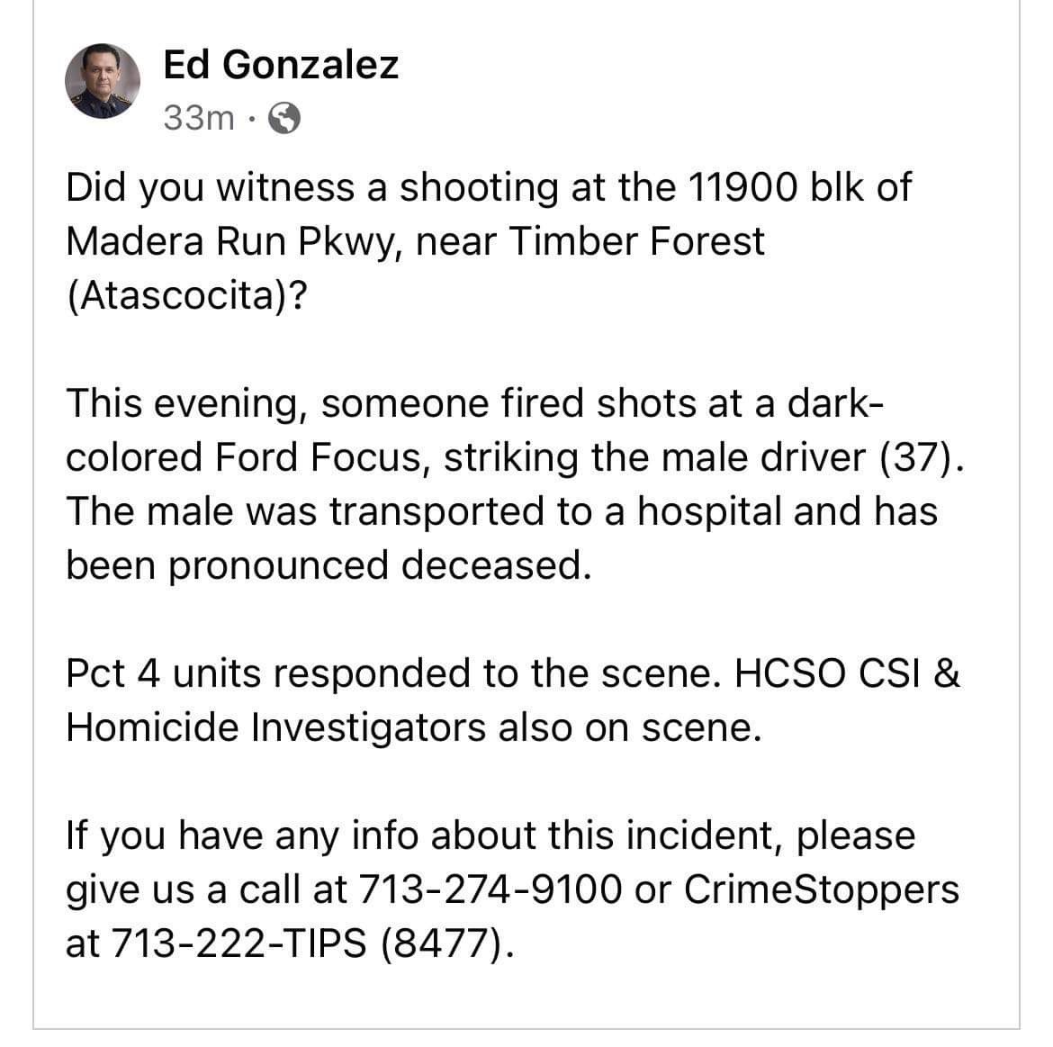 Shooting on Madera Run