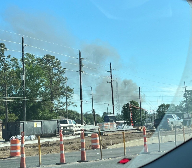 Something is on fire in the Shores.