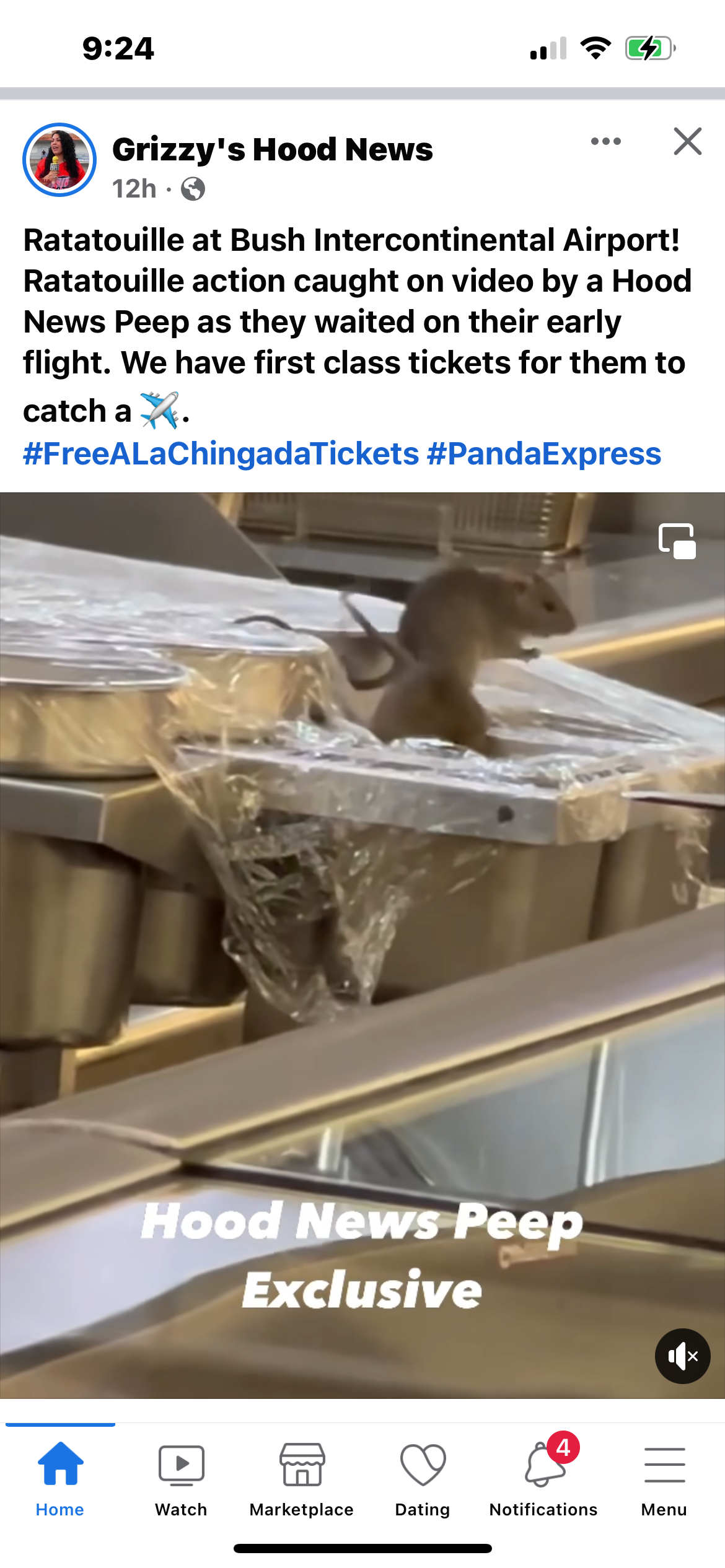 Yuck! Panda Express at bush airport