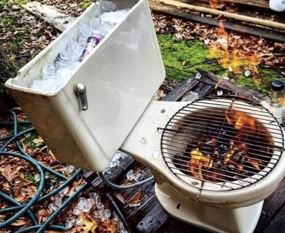 Redneck cookout! If THIS doesn't make you laugh, IDK what would!