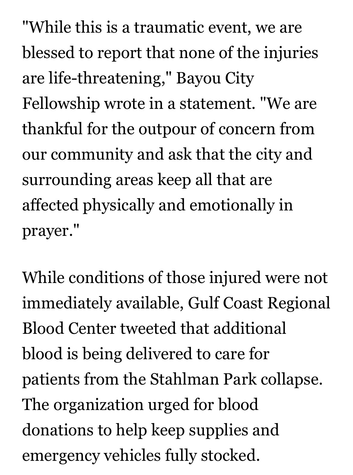 Surfside Beach collapse: 21 teens injured after deck incident at