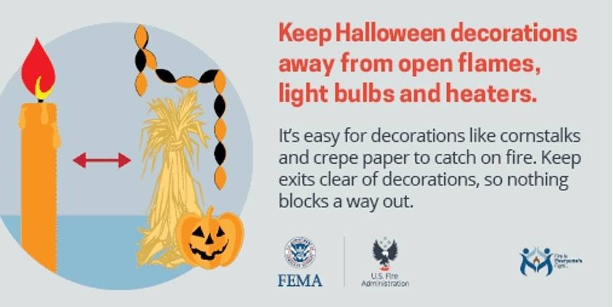 Halloween safety reminder from Humble Fire Department
