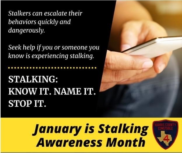 January is Stalking Awareness Month