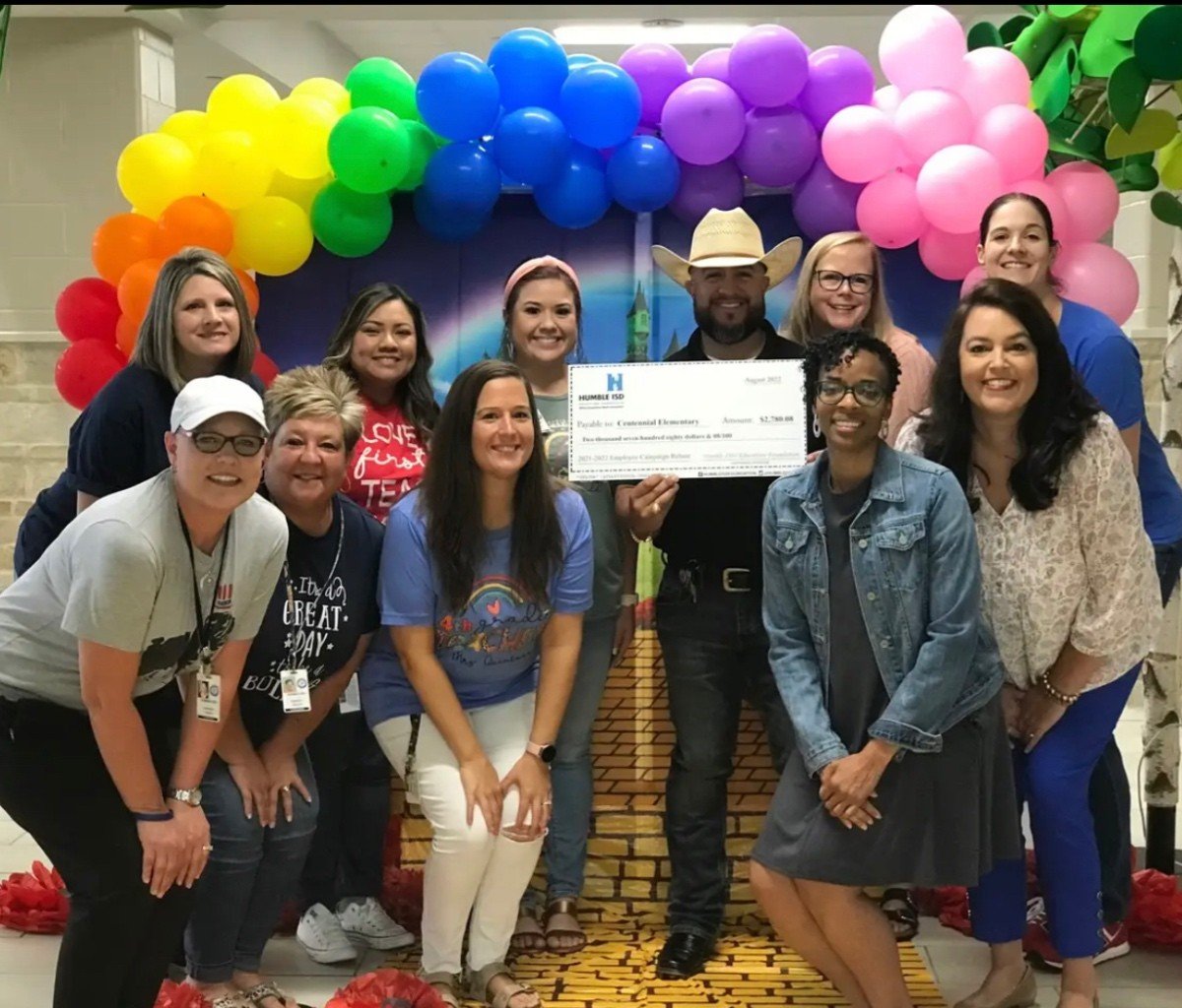 Humble ISD Education giving back to the schools!